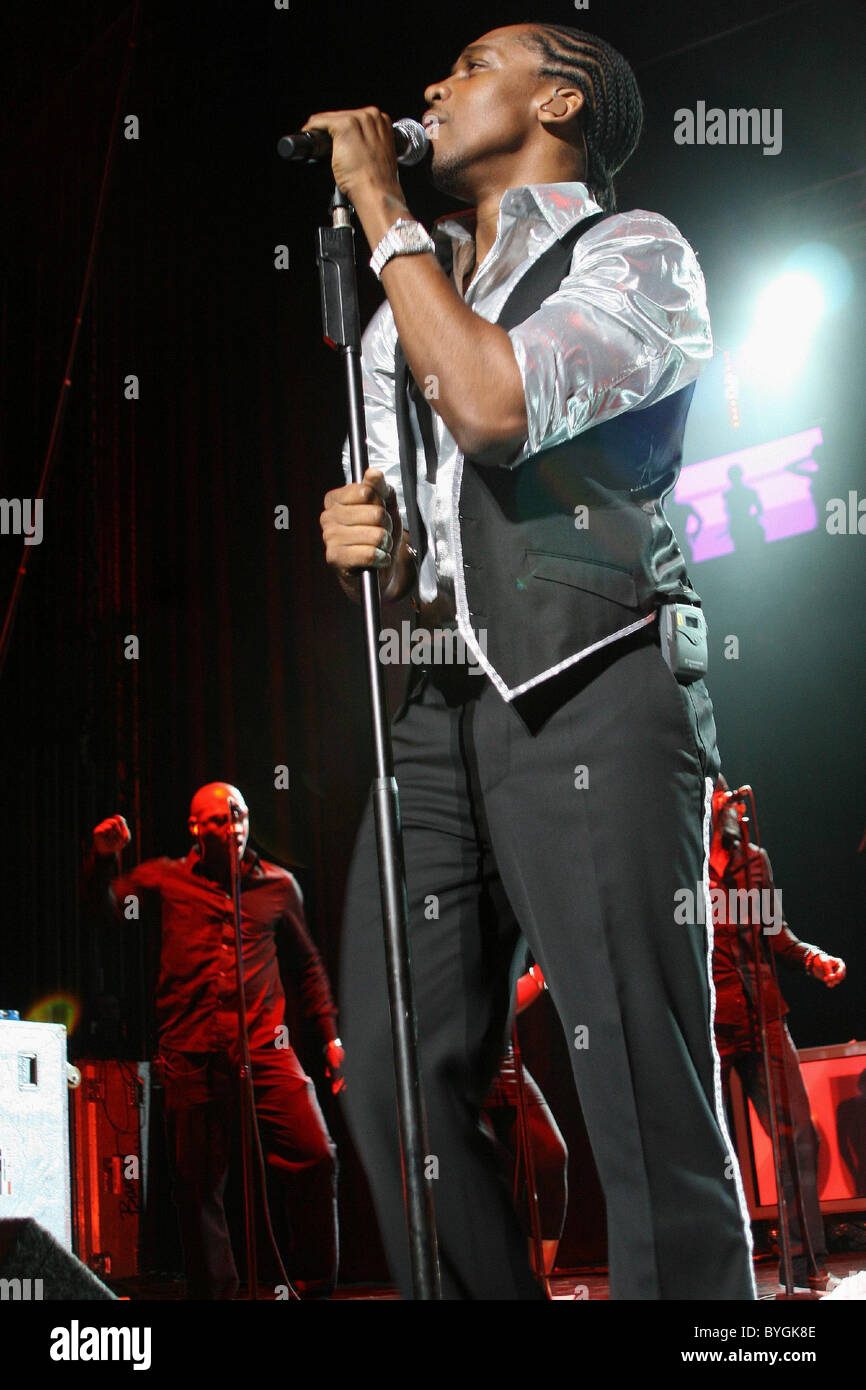 Lemar performing on the first night of his UK tour at the Manchester ...