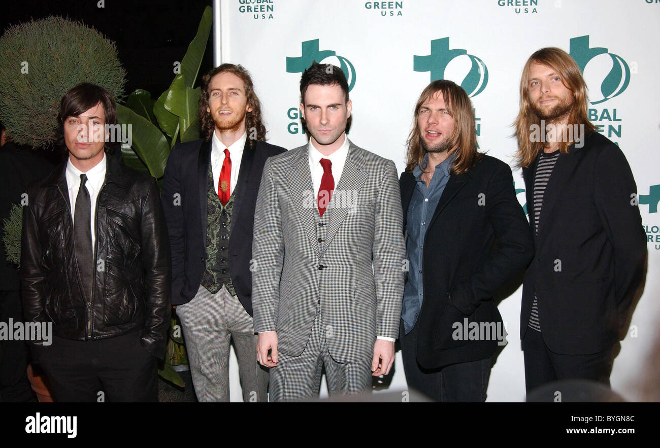 Maroon 5 Global Green USA Pre-Oscar Celebration to Benefit Global ...