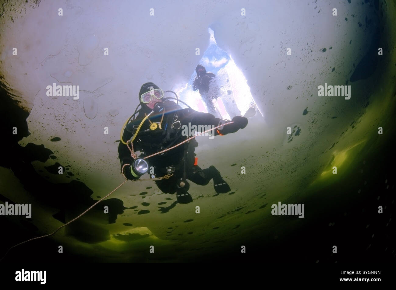 Ice diving hi-res stock photography and images - Alamy