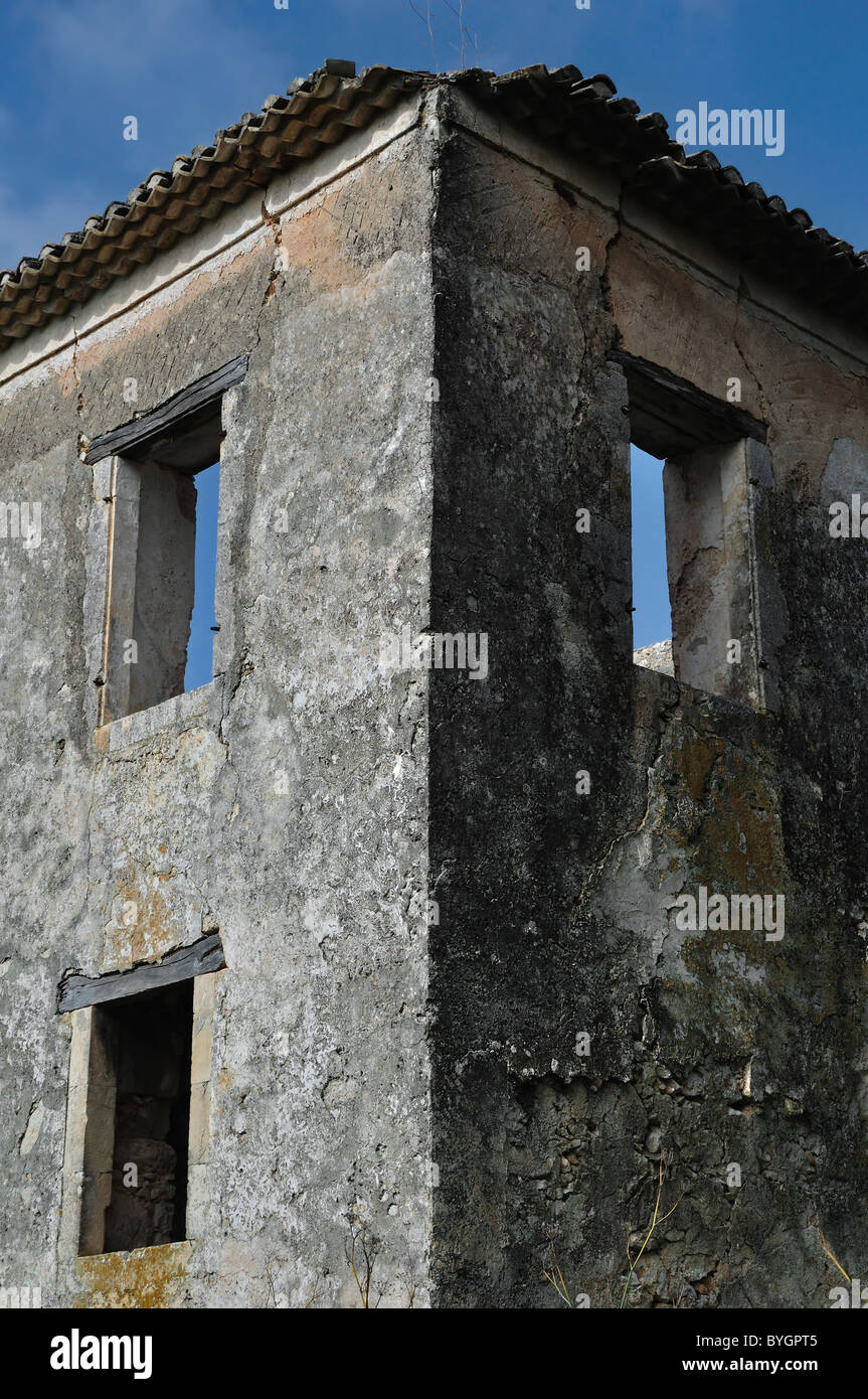Abandoned rural house in Zakynthos, Greece. Architectural detail Stock ...
