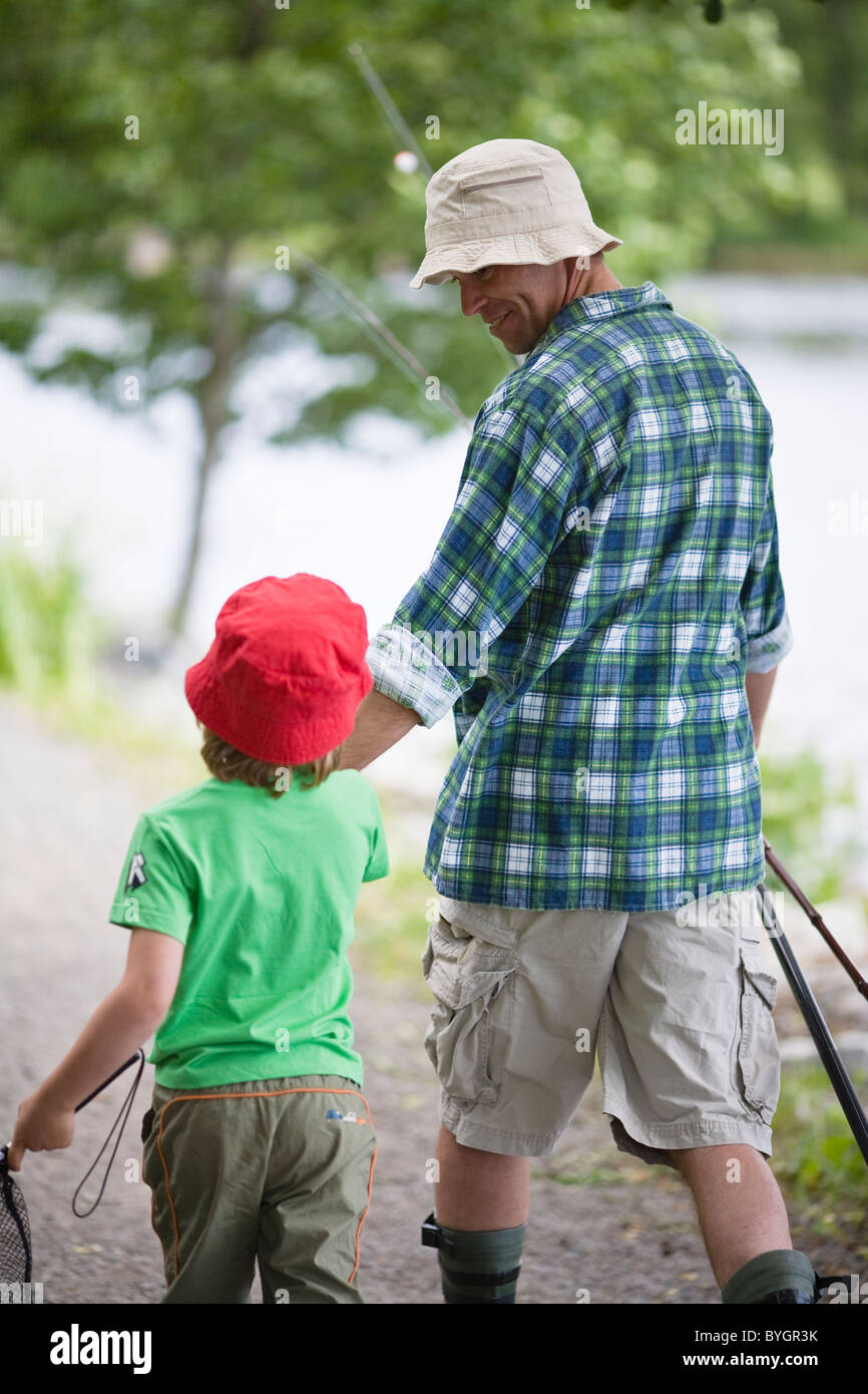 Country boy fishing hi-res stock photography and images - Alamy