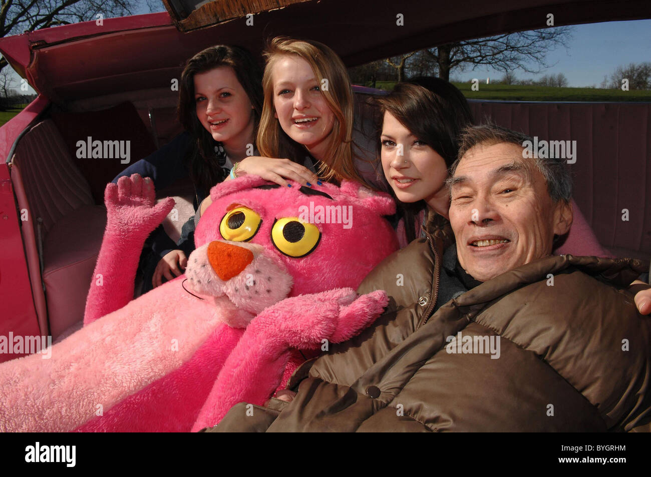 Burt kwouk pink panther car hi-res stock photography and images - Alamy