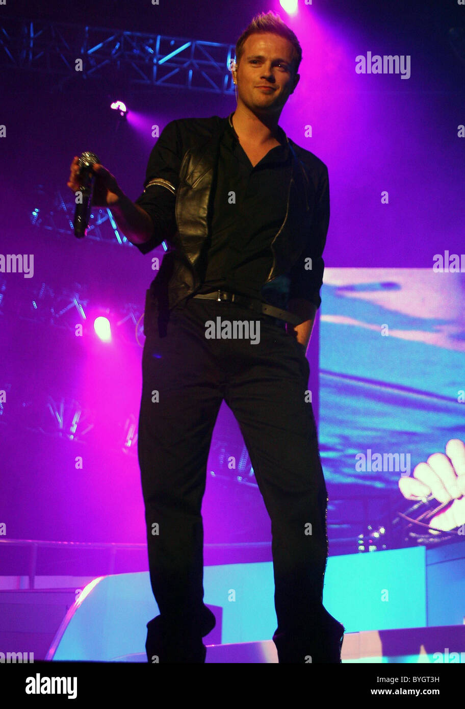 Nicky Byrne Westlife Performing Live In Concert On Their Love Tour