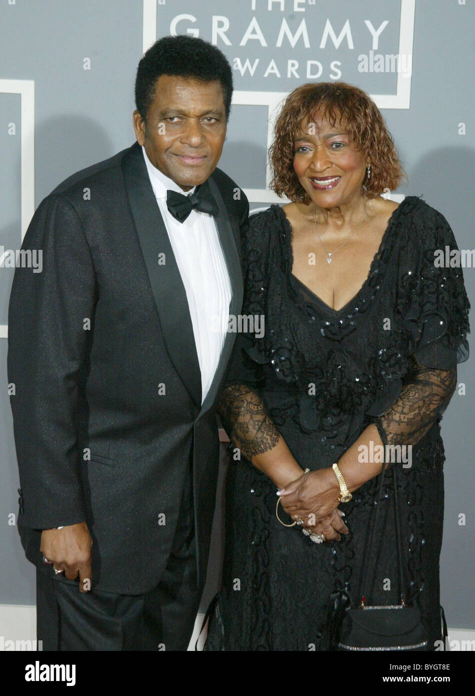 Charley Pride and Rozene Pride The 49th Annual Grammy Awards, held at ...