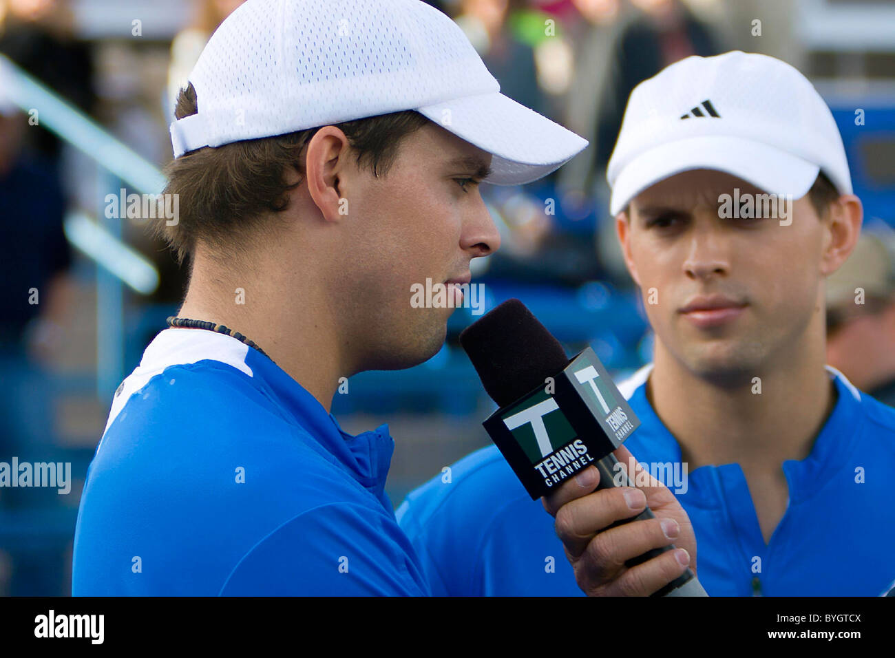 Bob Bryan and Mike Bryan win the Men's Doubles Championship in the ...