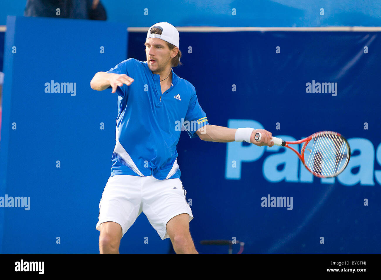 Jurgen Melzer of Austria Men's Singles Runner-up in the Tennis Channel ...
