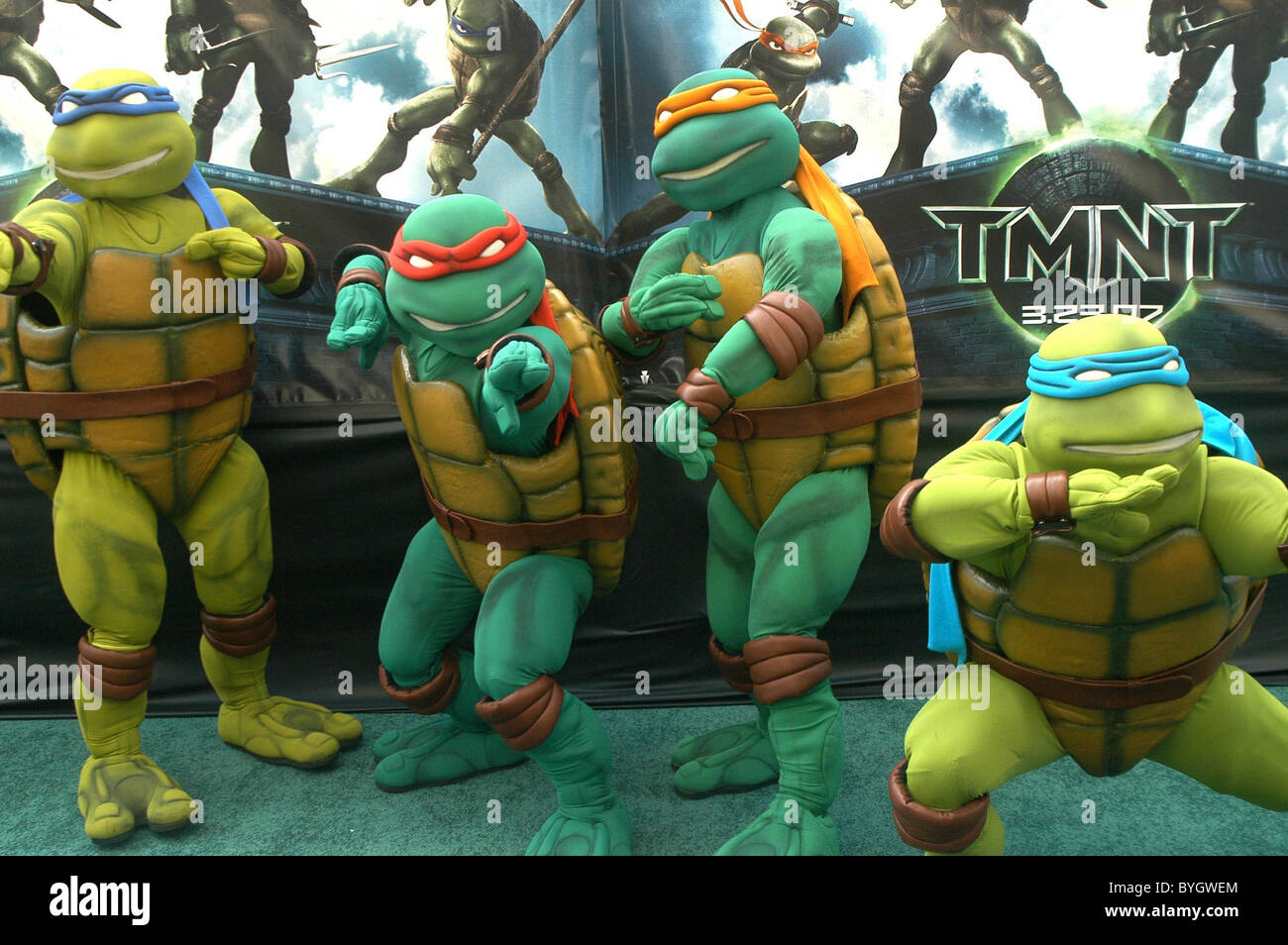 Premiere of TMNT - Teenage Mutant Ninja Turtles at the Grauman's ...