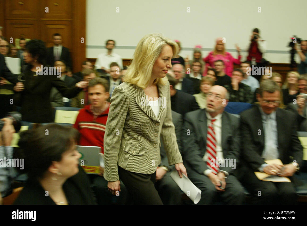 Former CIA covert agent Valerie Plame Wilson testifies before the US ...