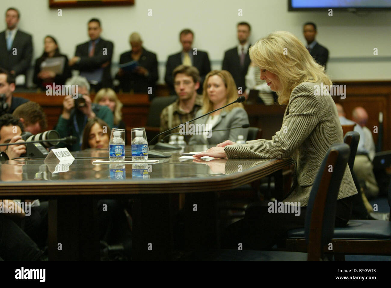 Former CIA covert agent Valerie Plame Wilson testifies before the US ...