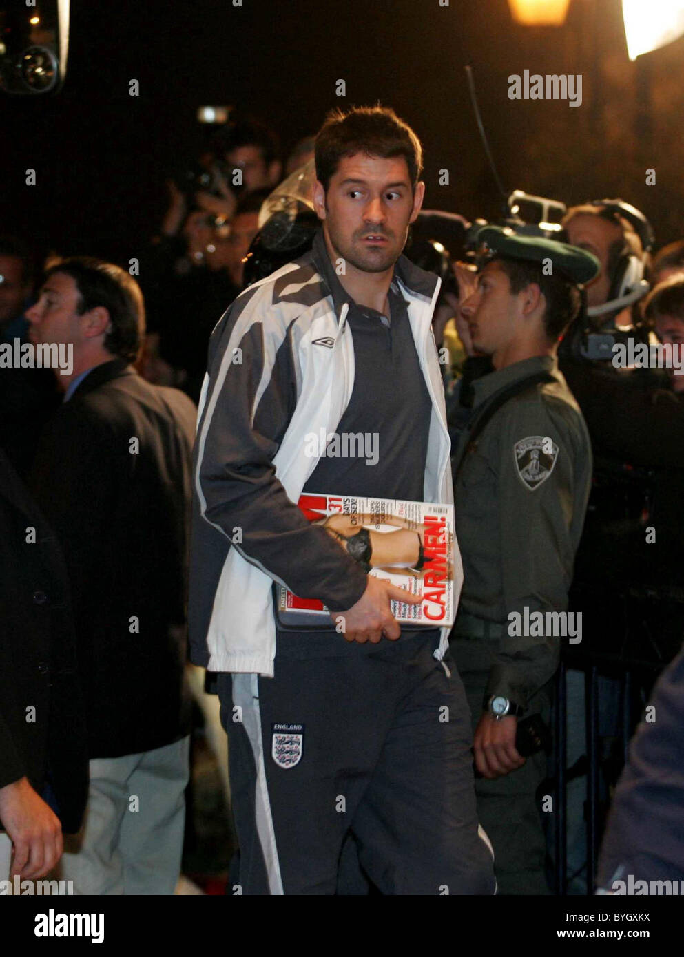 The English national football team arrives at the Dan Accadia Herzliya ...
