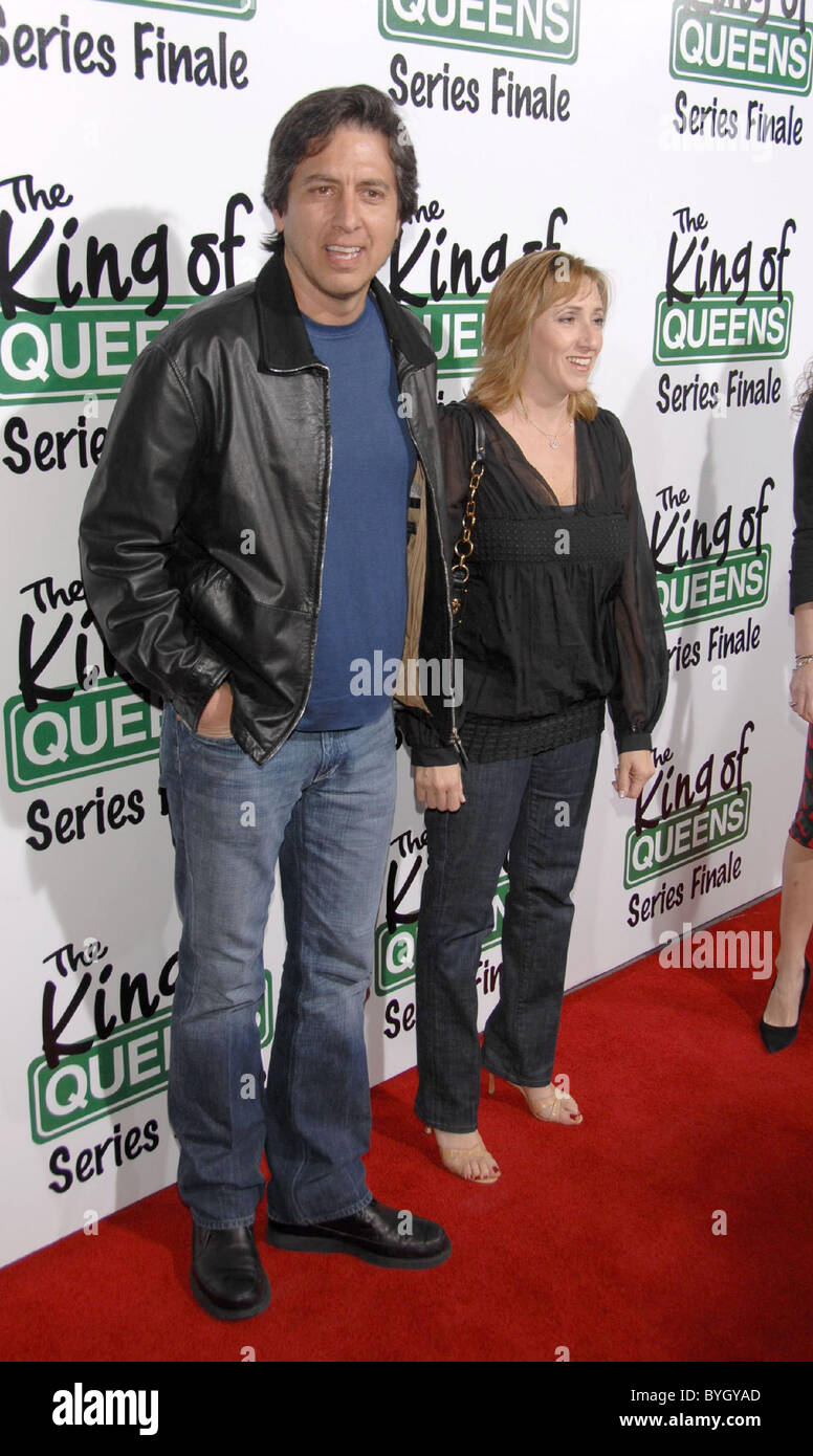 Ray Ramano and guest 'The King of Queens' wrap party, celebrating nine ...