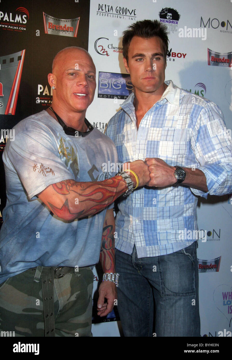 Justin Lopez and Johnny Brenden 'What Love Is' Premiere held at the ...