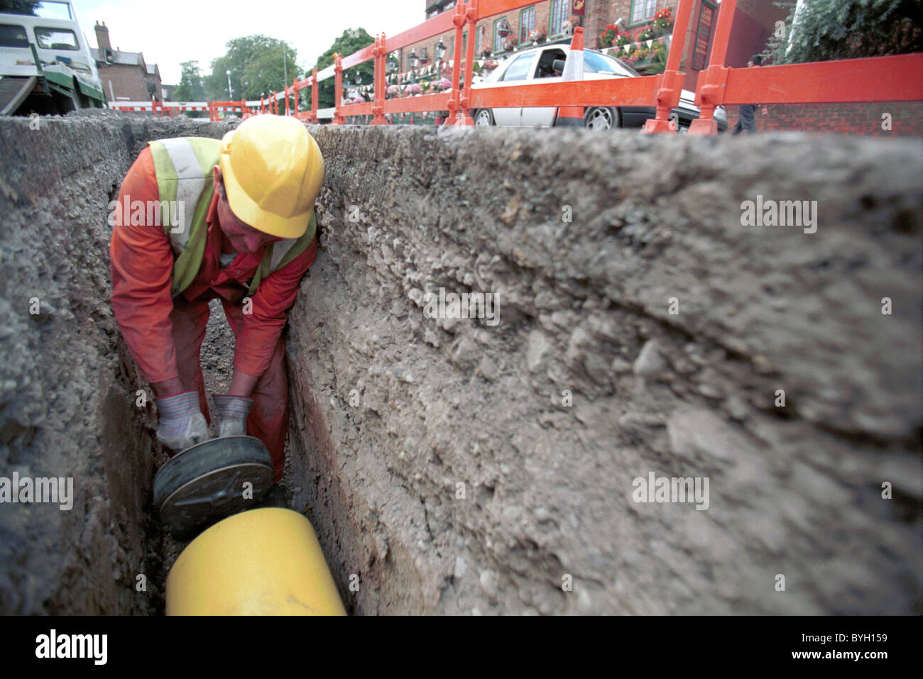 Public Utilities. Operative blocking off the end of a polyethylene gas ...