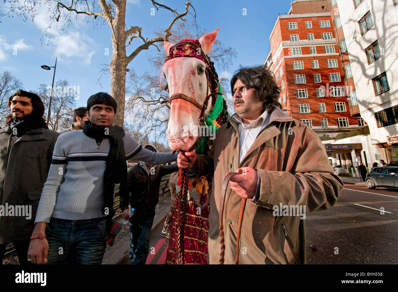 Hub- e -Ali Arbaeen (Chelum) Procession of Shia Muslims marking ...