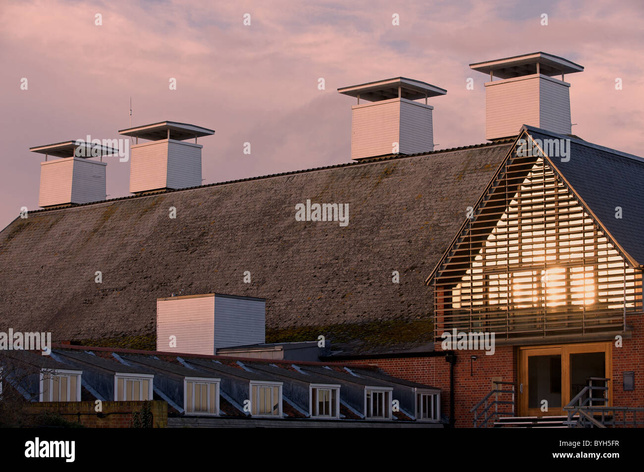 Snape Maltings Concert Hall, Concert Hall Gallery and Oyster Bar and ...