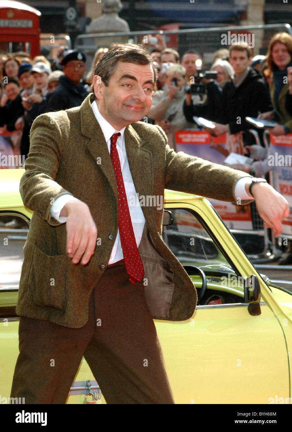 Rowan Atkinson 'Mr. Bean's Holiday', UK Premiere at Odeon Leicester ...