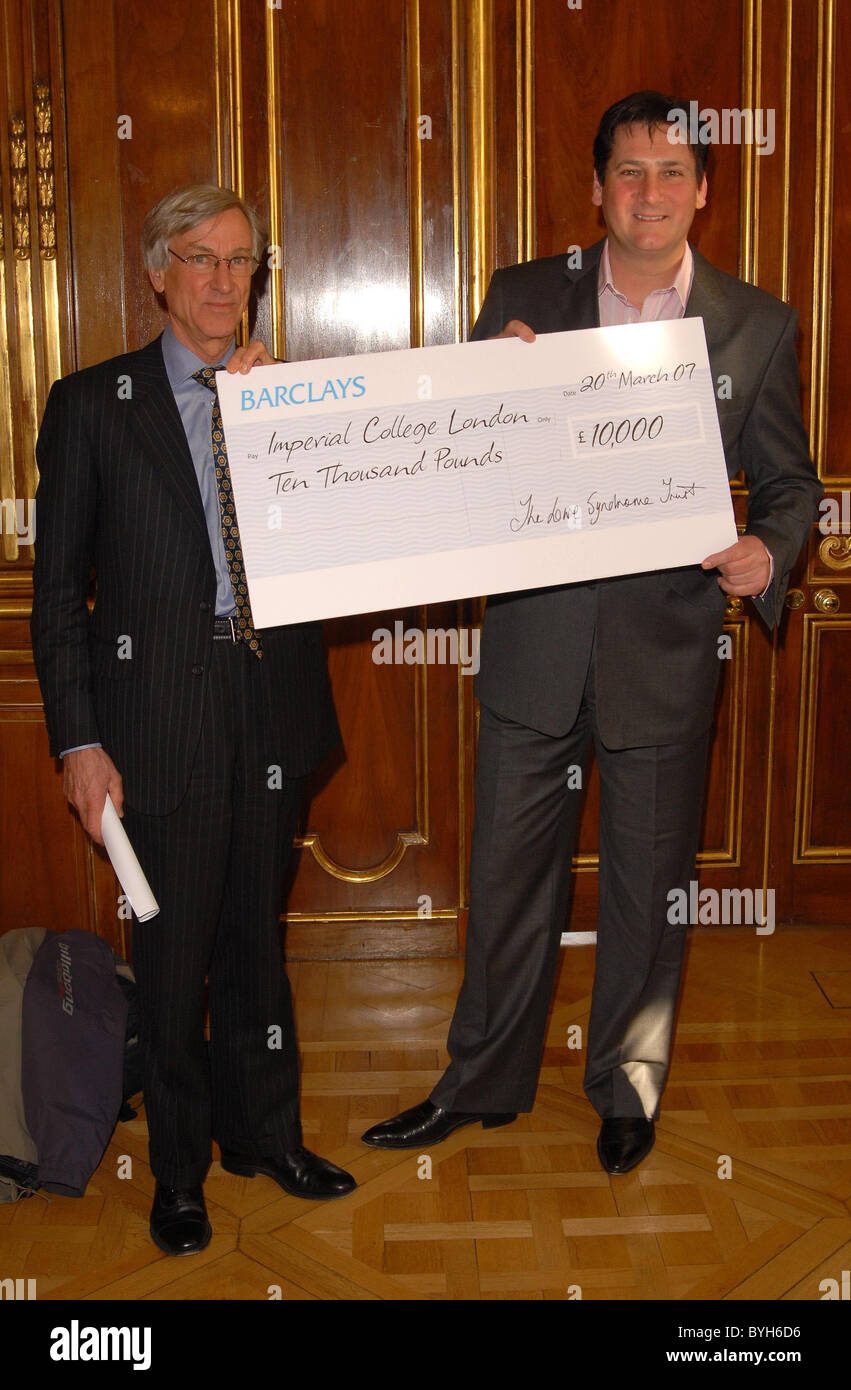 Sir Richard Sykes and Tony Hadley at the Lowe Syndrome Trust photocall ...