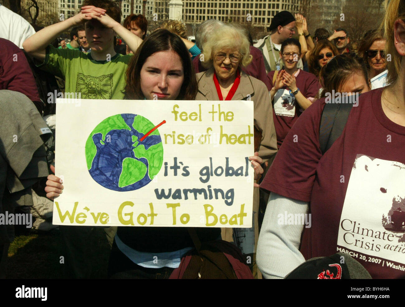 Senator John Kerry spoke at the first green rally for Climate Crisis ...