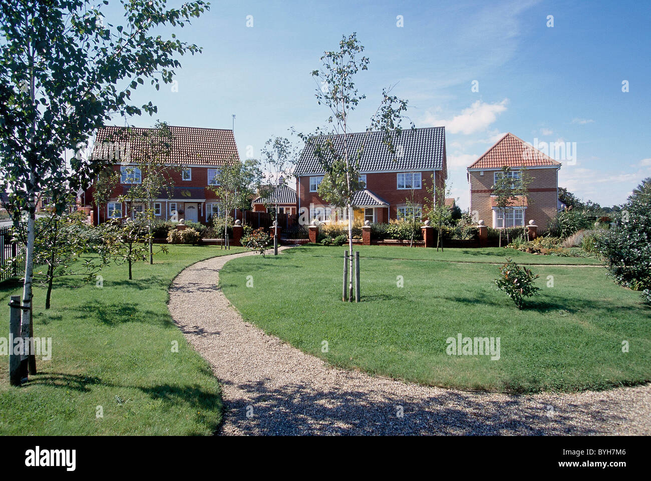Modern residential development Stock Photo - Alamy