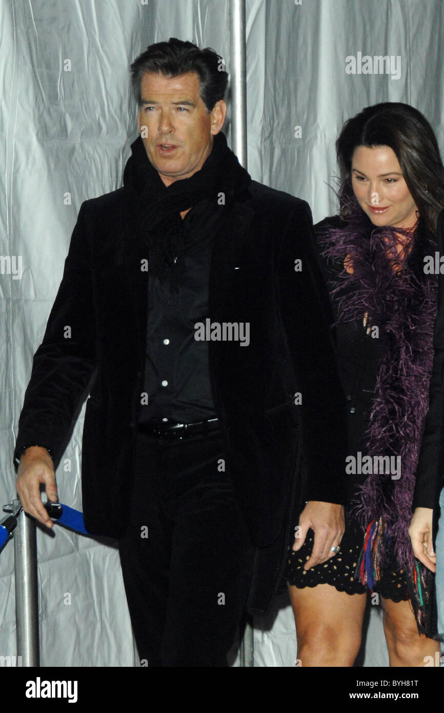 Pierce Brosnan, Keely Shaye Smith Sir Elton John's 60th birthday party ...