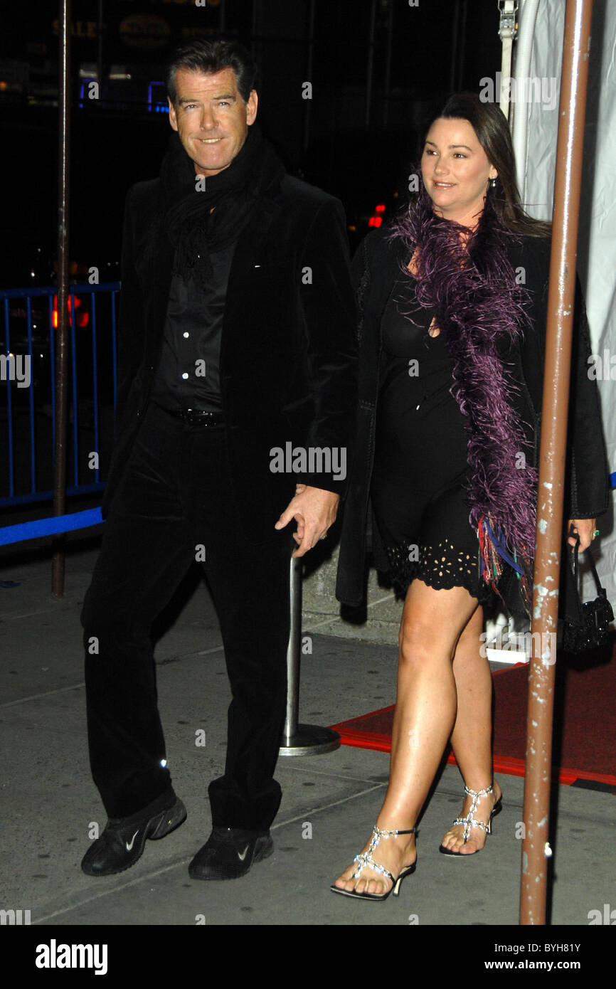 Pierce Brosnan, Keely Shaye Smith Sir Elton John's 60th birthday party ...