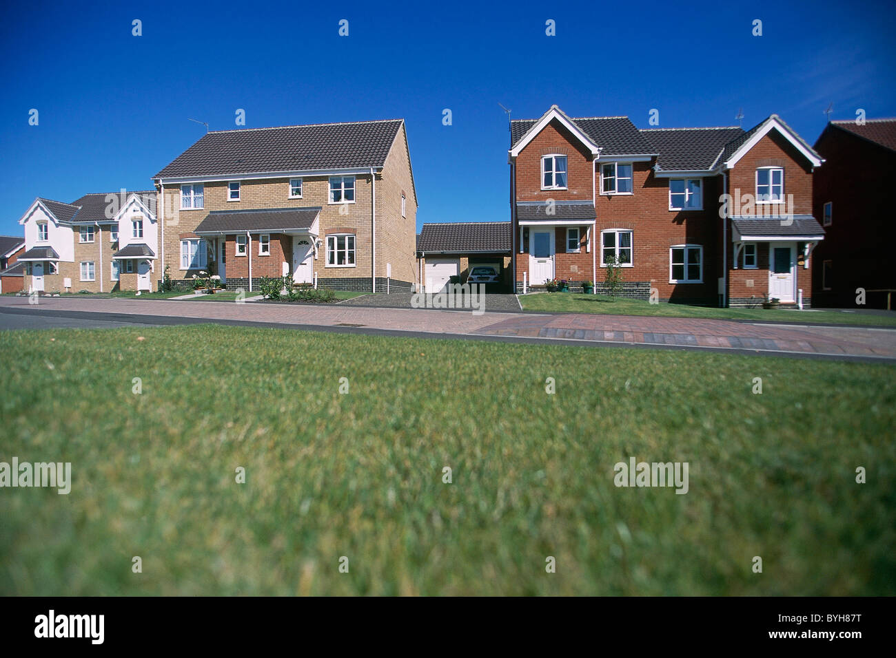 Modern residential development Stock Photo - Alamy