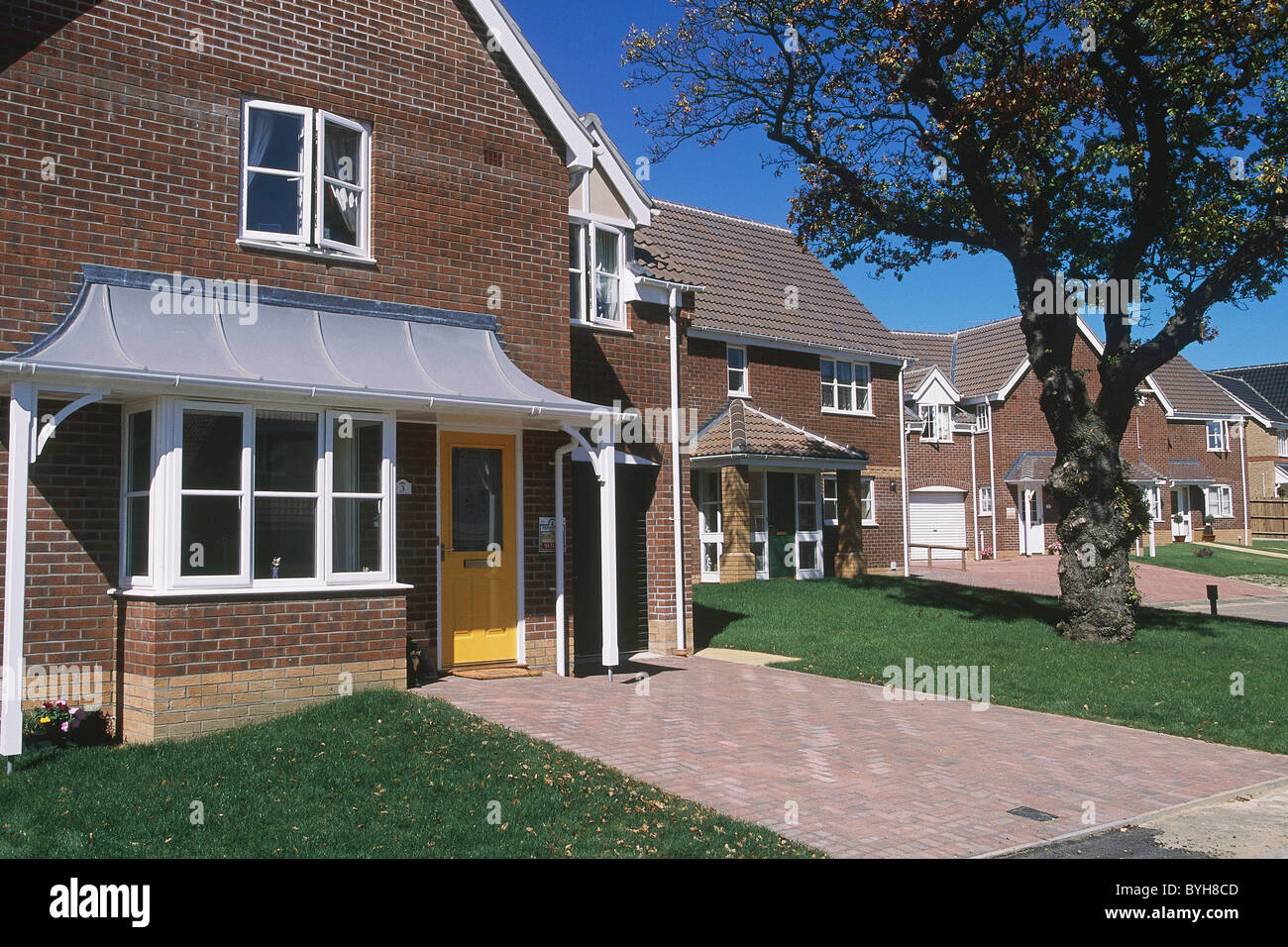 Modern residential development Stock Photo - Alamy