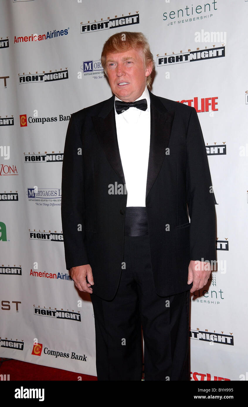 Donald Trump Muhammad Ali's Celebrity Fight Night XIII at the Marriot ...
