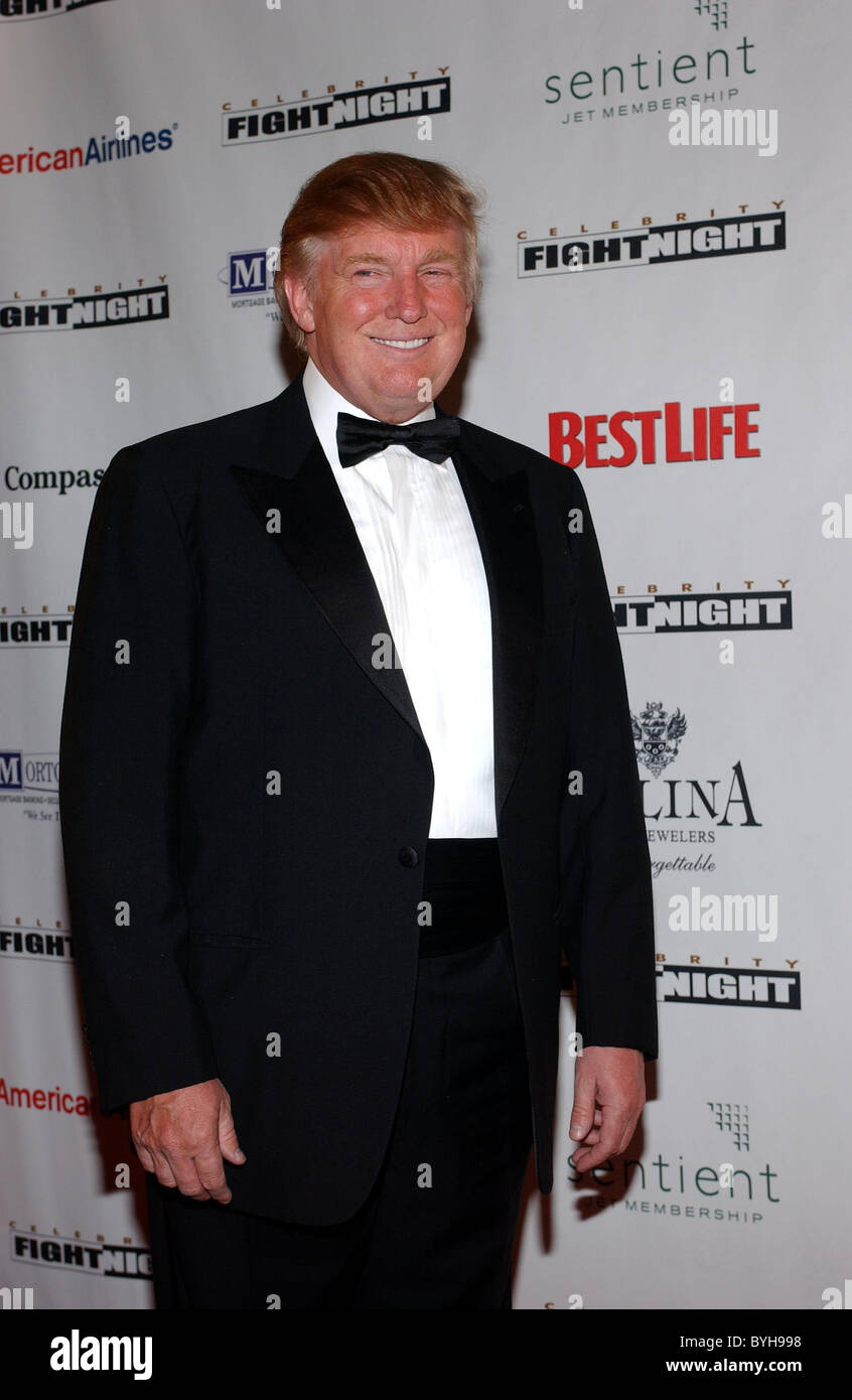 Donald Trump Muhammad Ali's Celebrity Fight Night XIII at the Marriot ...