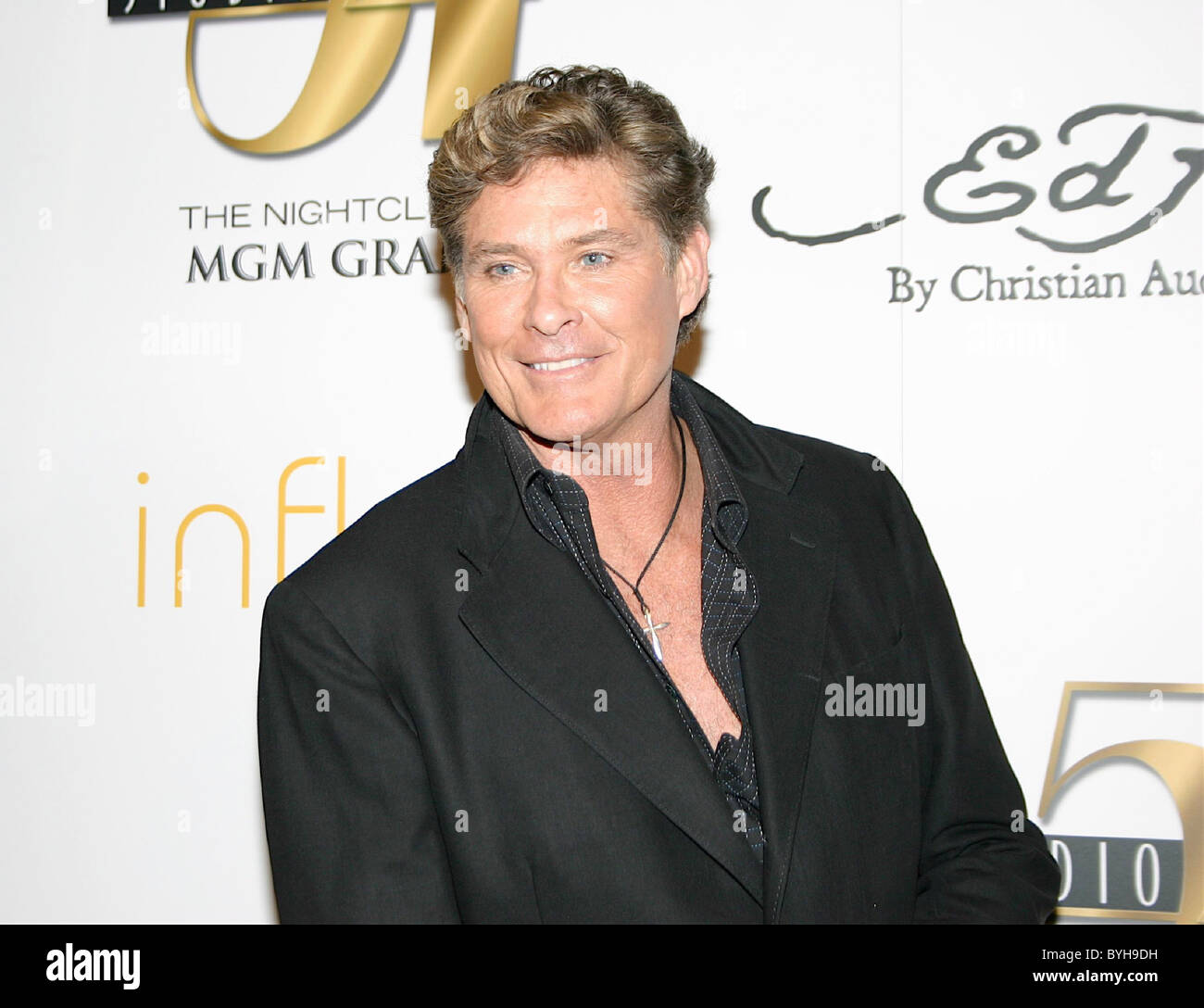David Hasselhoff Studio 54 hosts a fashion show by Ed Hardy in the MGM ...