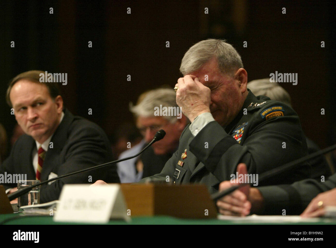 Gen. Peter Schoomaker, the U.S. Army chief of staff, testifies at a ...