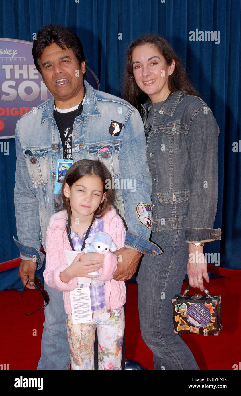 Eric Estrada and Family Los Angeles premiere of 'Meet the Robinsons ...