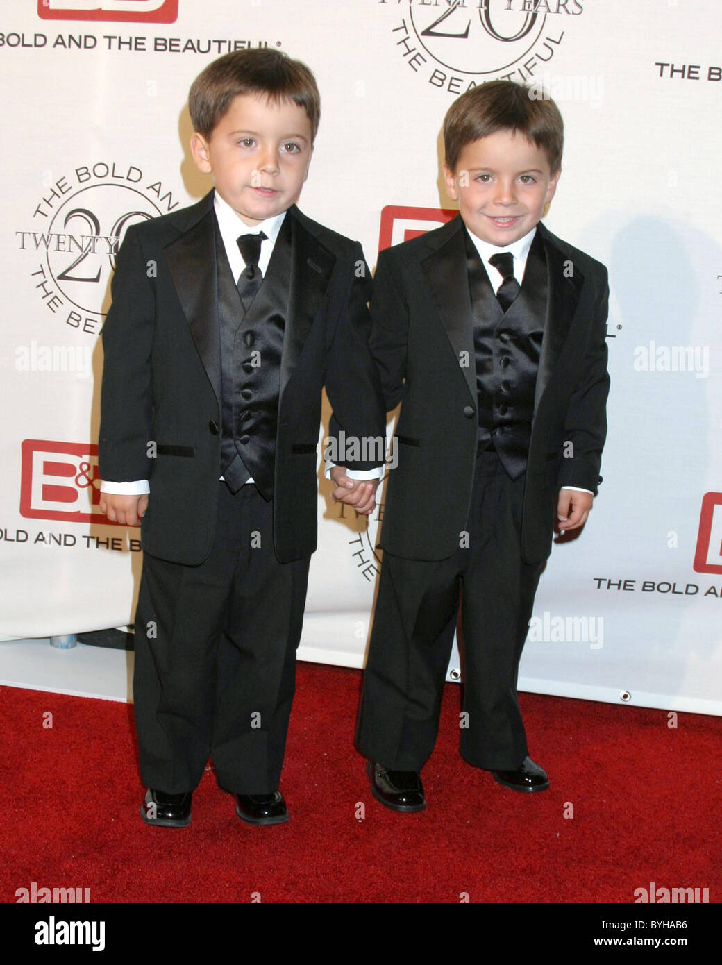 Trevor and Preston Shores (L-r) The Bold and The Beautiful 20th ...