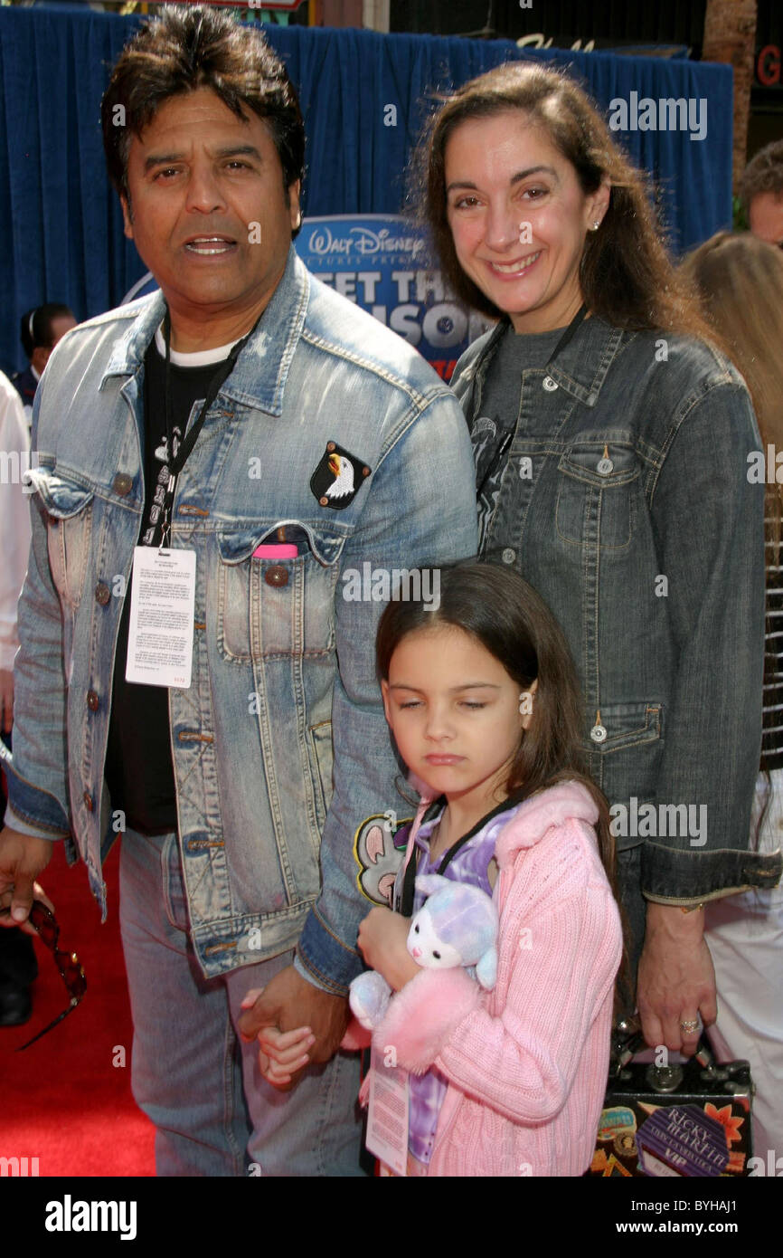 Erik Estrada and family Los Angeles premiere of 'Meet the Robinsons ...