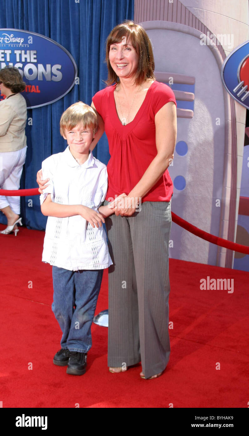 Laurie Metcalf and son Will Los Angeles premiere of 'Meet the Robinsons ...