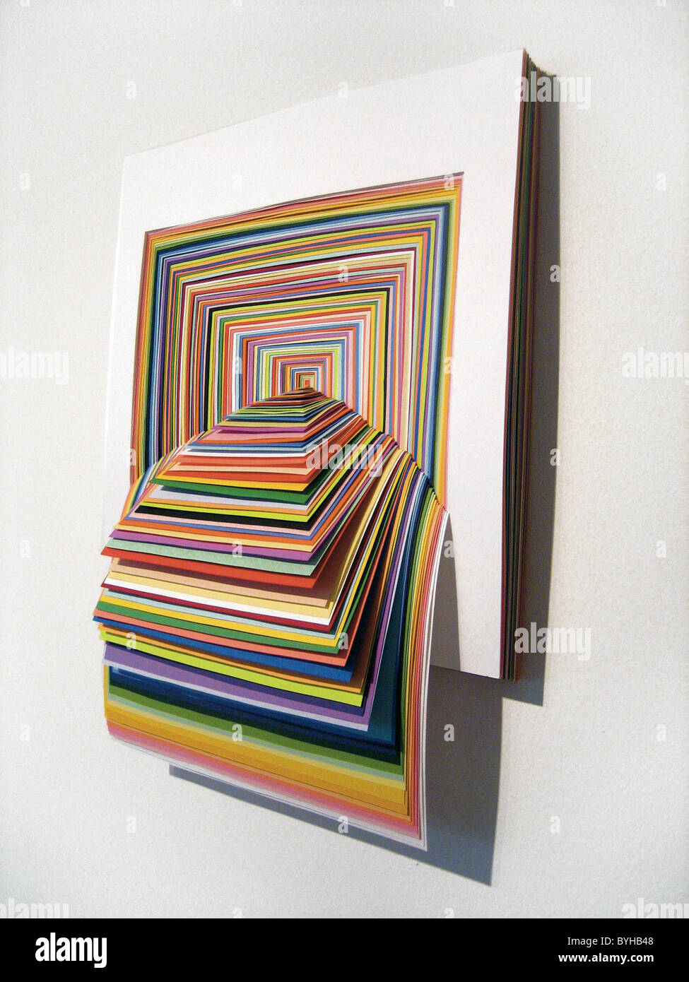 Paper Sculptures Jen Stark makes beautiful paper art. It's surprising ...