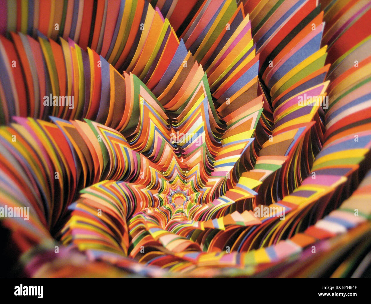 Paper Sculptures Jen Stark makes beautiful paper art. It's surprising ...