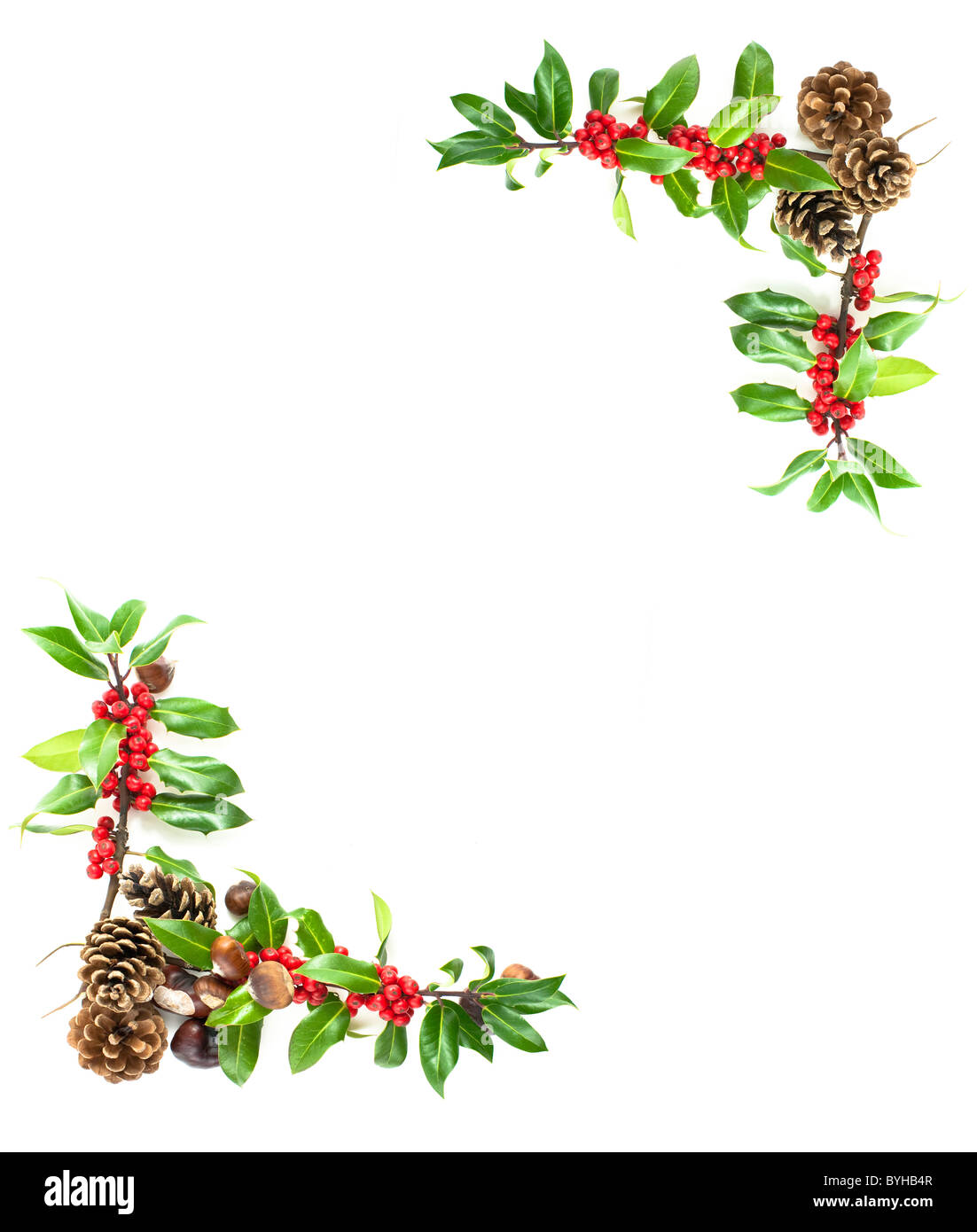 Holly corner hi-res stock photography and images - Alamy