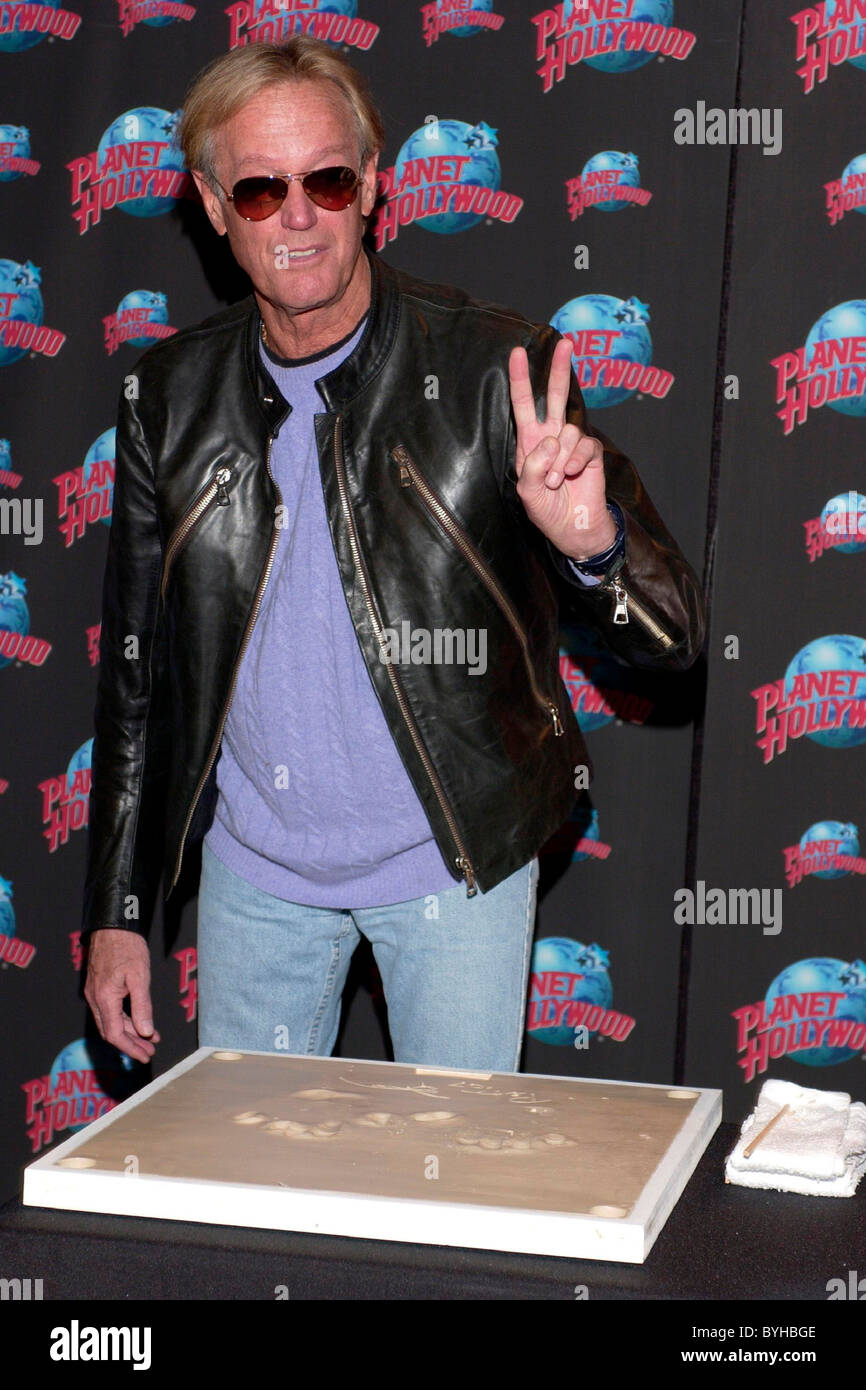 Peter Fonda promotes his new film ' Ghost Rider' in Times Square and ...
