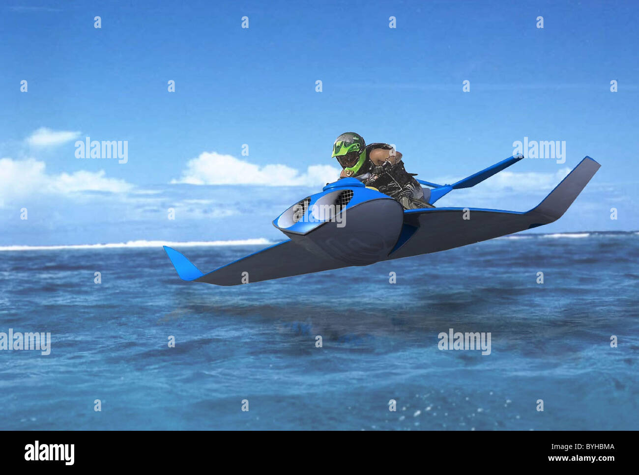 The Skimmer The Skimmer flies closely over the water on a cushion of ...