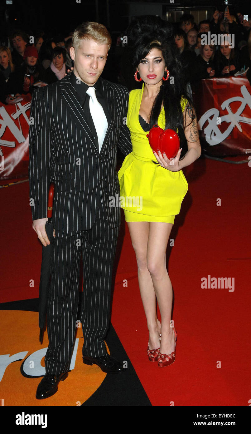 Amy Winehouse The 2007 Brit Awards held at Earls Court - Arrivals ...