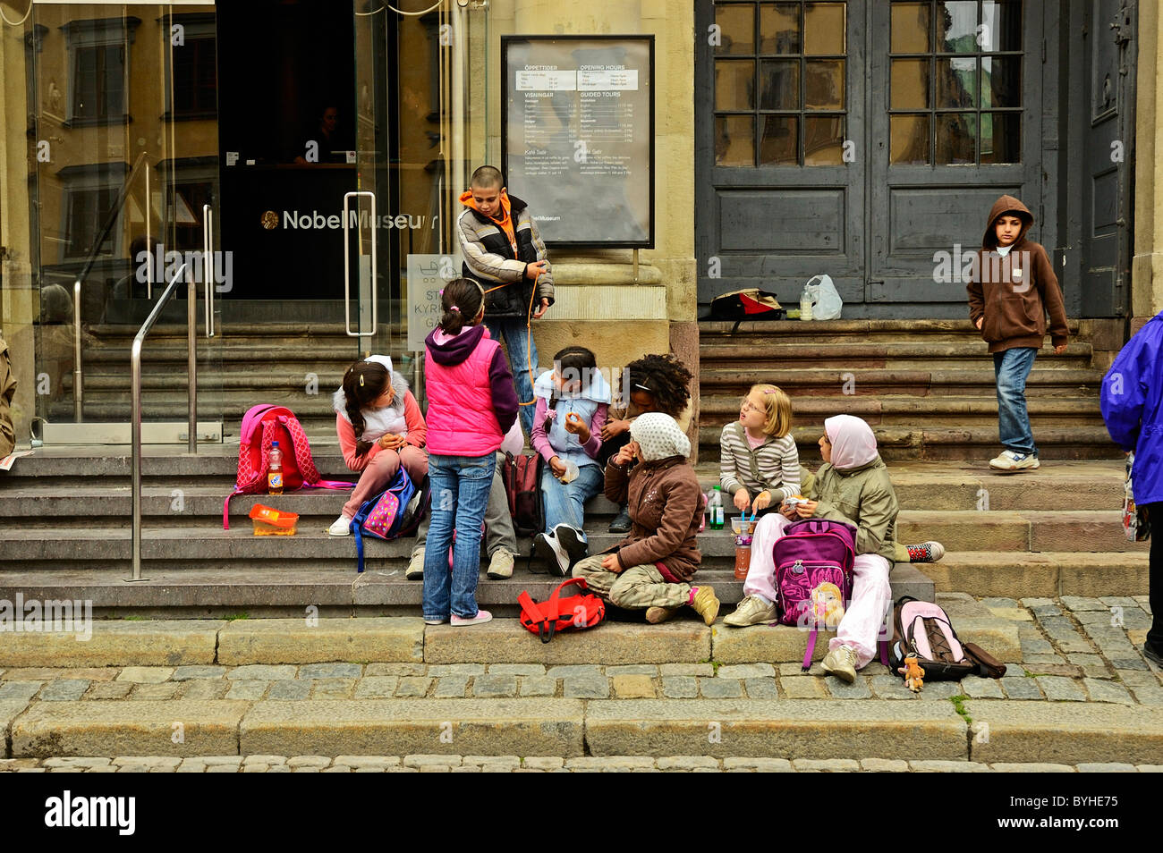Scandinavia school children outside hi-res stock photography and images ...