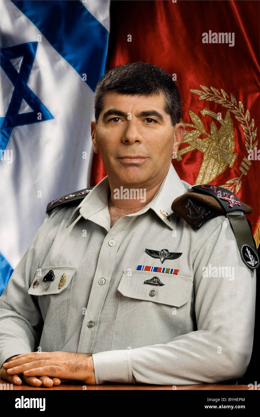 Lieutenant General Gabi Ashkenazi, the new IDF Israeli chief of staff ...