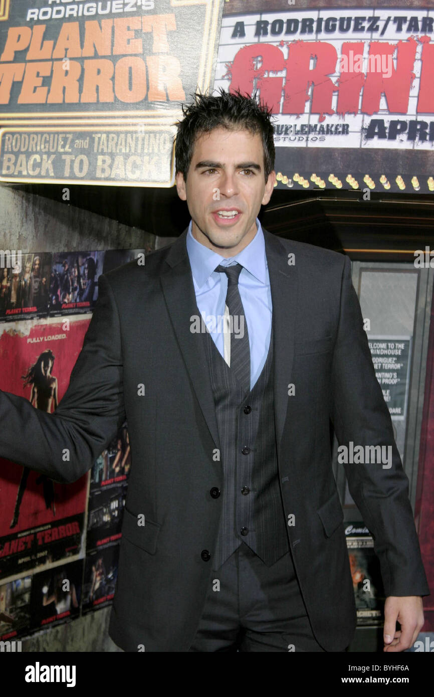 Eli Roth Los Angeles premiere of 'Grindhouse' at The Orpheum Theatre ...