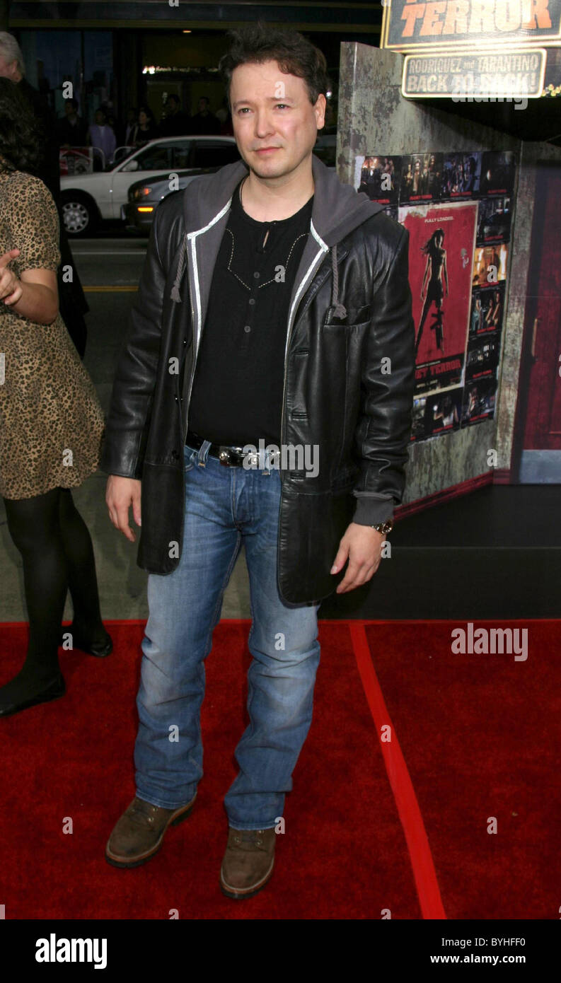 Carlos Gallardo Los Angeles premiere of 'Grindhouse' at The Orpheum ...
