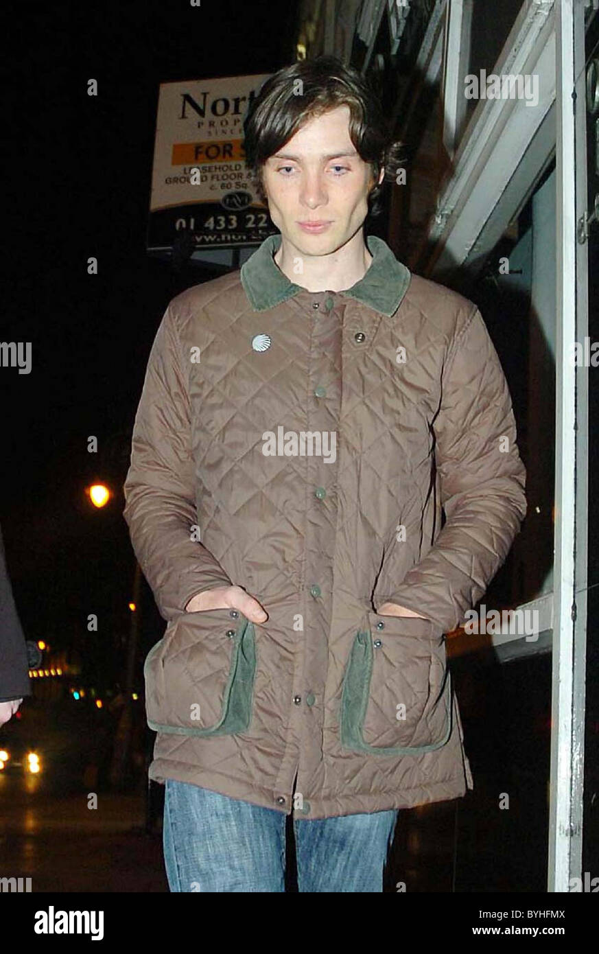 Cillian Murphy leaving The Mermaid restaurant before the screening of ...