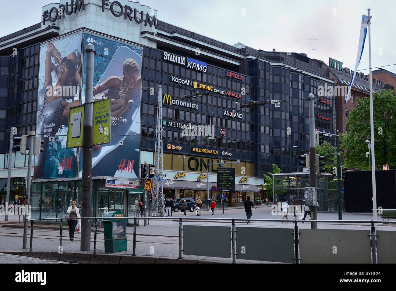 The Forum Shopping Centre which hosts shops, restaurants, coffee shops ...