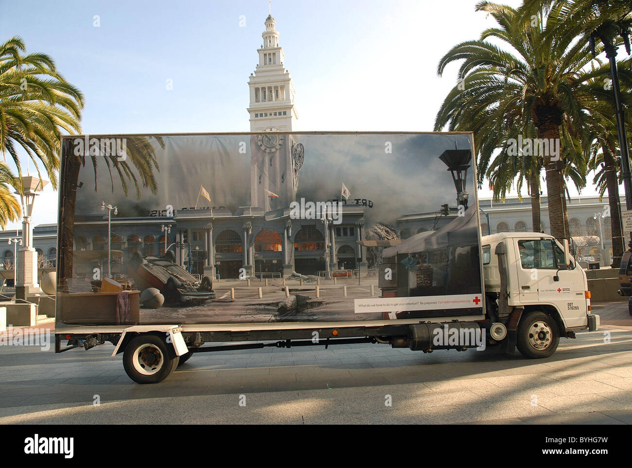 Red Cross Earthquake warning mobile billboard campaign Do we have your ...