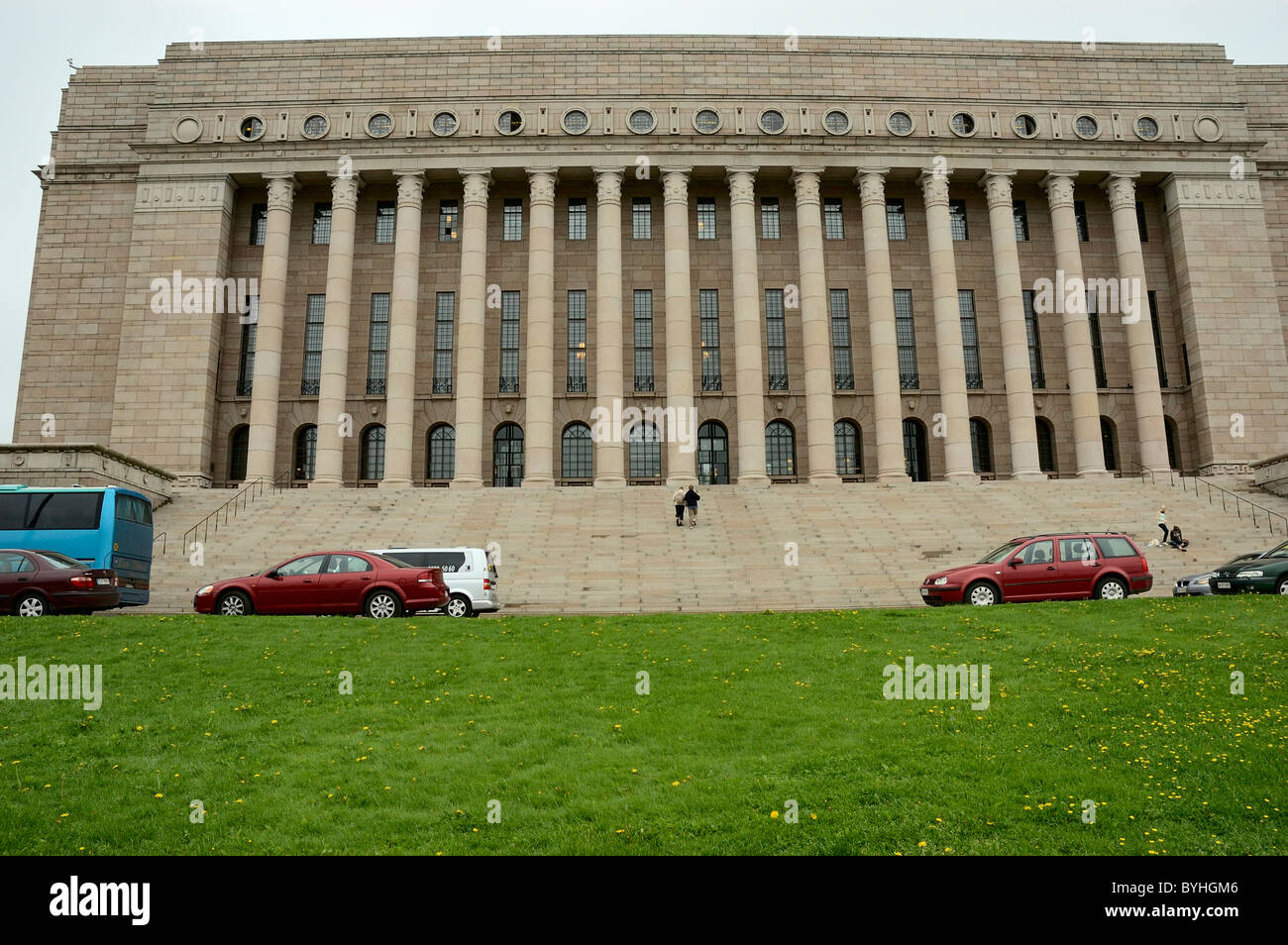 The classic looking Parliament House of Finland designed by Johan S ...