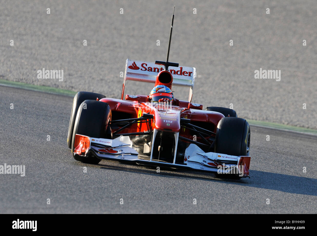 Fernando Alonso (ESP) in the Ferrari F150th Formula One race car Stock ...